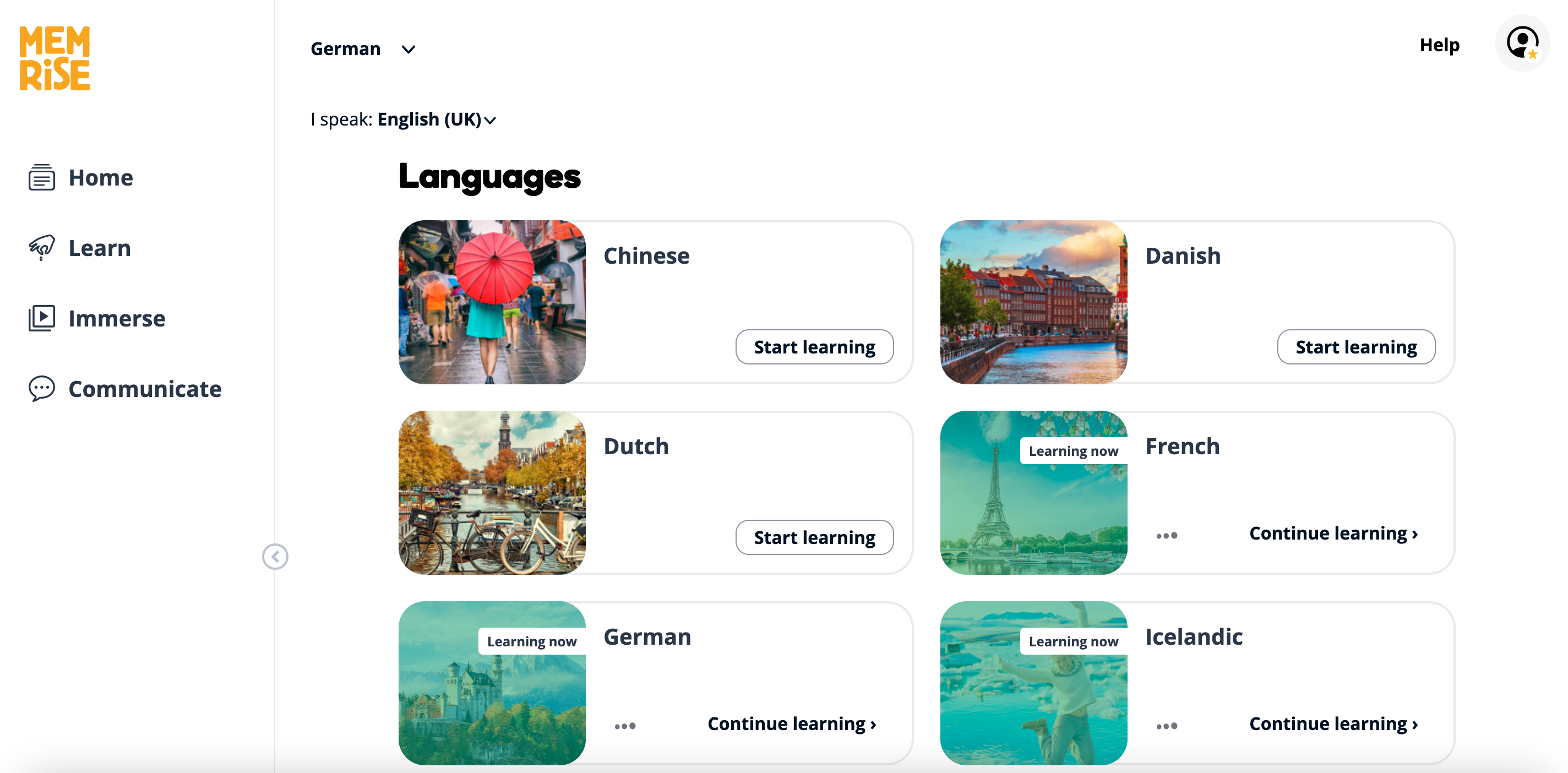 How Do I Search For A Language Or Change The Language I m Learning On